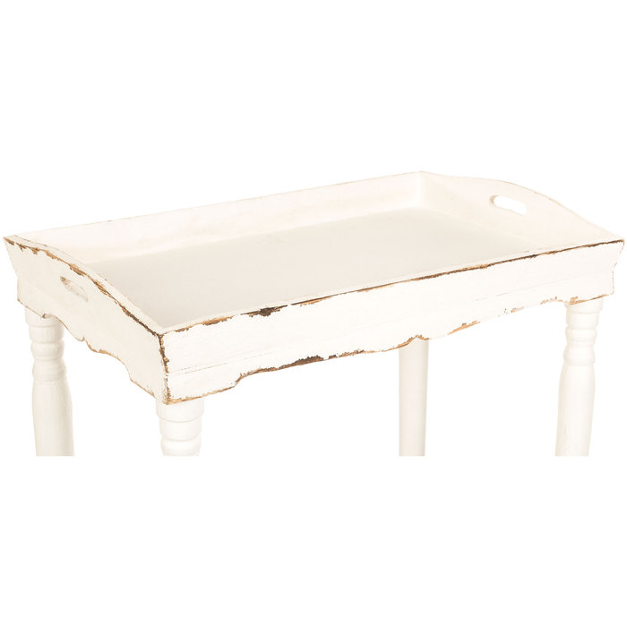 Antique White Wood Tray Table | Hobby Lobby | 1210145